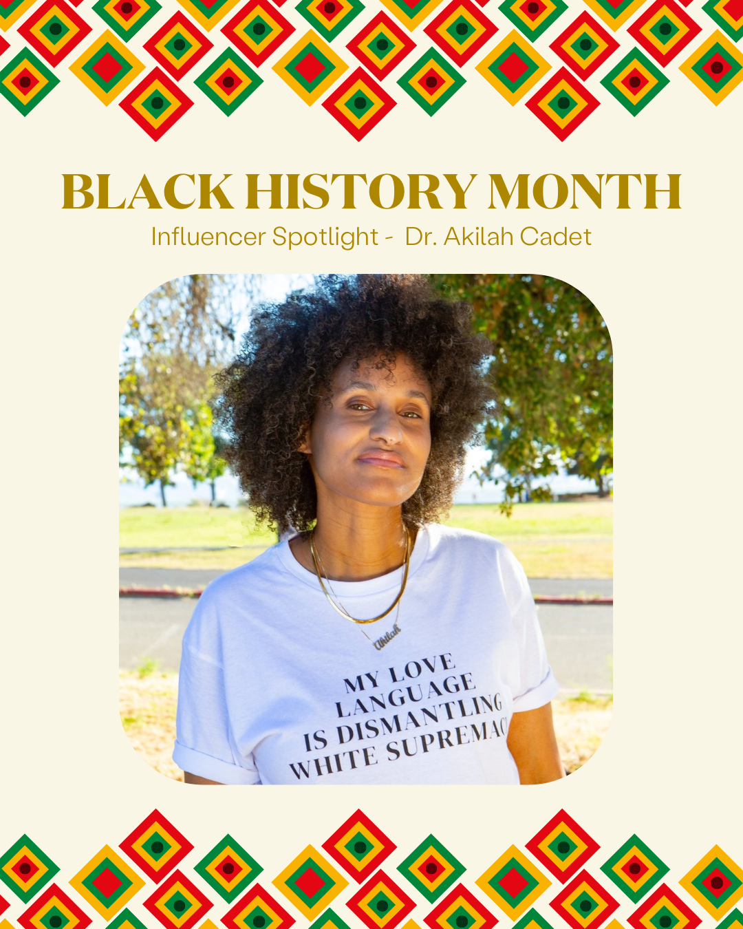 Black History Month Spotlight: Dr. Akilah Cadet, Founder and CEO Chang | The Sip Society